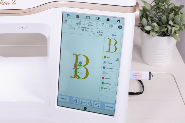 Baby Lock Meridian 2 - Embroidery Machine