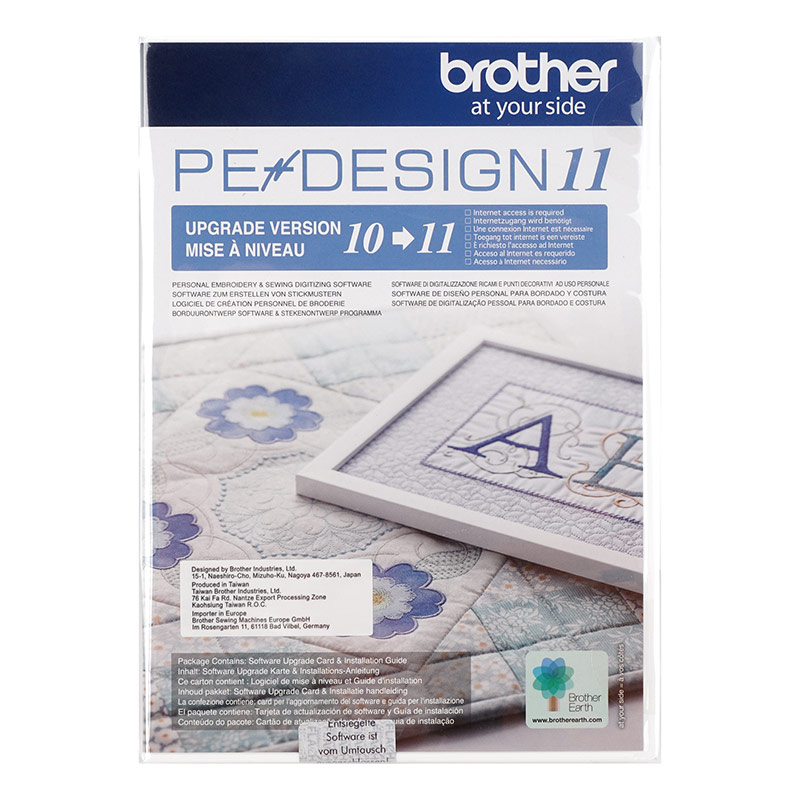 Brother PE Design 11 - Digitizing Software