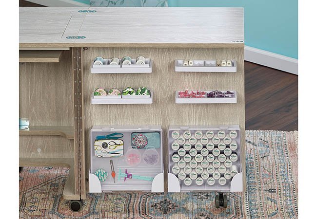 Koala Eclipse Sewing Cabinet White - Sewing Furniture