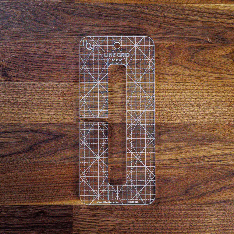 Handi Quilter Line Grid Ruler 6” x 1/2″ - SAVE Stores