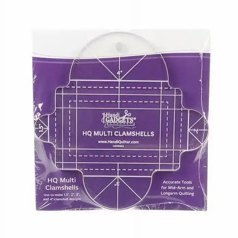 Handi Quilter Multi Clamshells Ruler - SAVE Stores