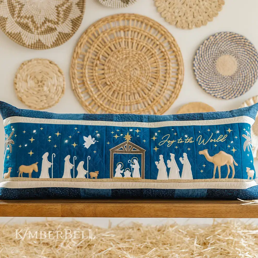 Kimberbell Nativity Bench Pillow - SAVE Stores