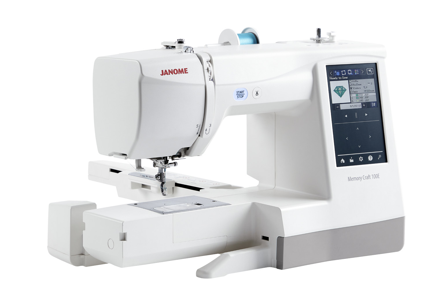 Janome Memory Craft 100E - Embroidery Machine